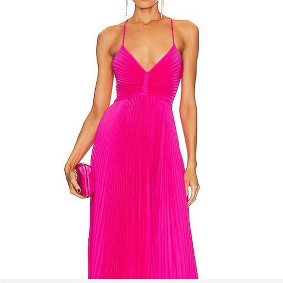 A.L.C. | Dresses | Alc Vibrant Pink Maxi Dress | Poshmark